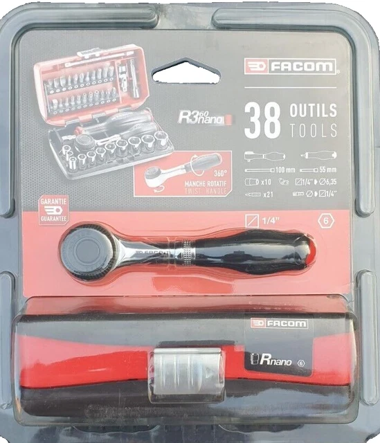 COFFRET FACOM R.360 NANO avec cliquet a manche rotatif EUR 109,00 ...