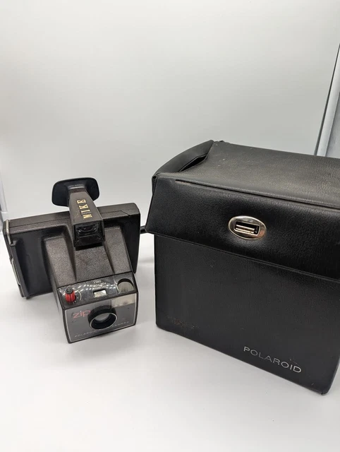 VINTAGE POLAROID LAND Camera Zip + Polaroid Box UNTESTED $30.00 ...