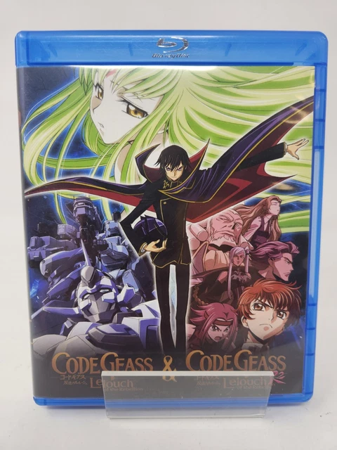 CODE GEASS: COMPLETE Series (Blu-ray) Lelouch of the Rebellion R2 HTF ...