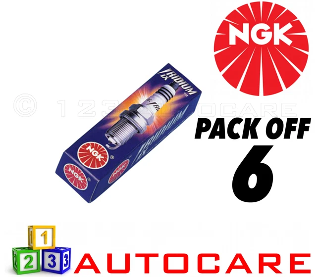 NGK IRIDIUM IX Gamme Allumage Ensemble Prise - 6 Pack - Référence:TR7IX ...