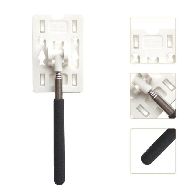 WHITE 304 STAINLESS Steel Telescoping Rod Unlock Car Door Kit with Pump ...