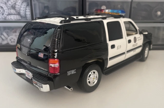1:18 CHEVROLET SUBURBAN LAPD Los Angeles Police Department K9 Custom ...