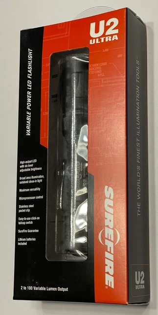 SUREFIRE U2 ULTRA High-Output LED Flashlight 100 Lumens - NIB $376.43 ...