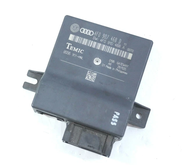 2004-2009 AUDI A6 CAN BUS Gateway Module ECU OEM Genuine 4F0 907 468 D ...