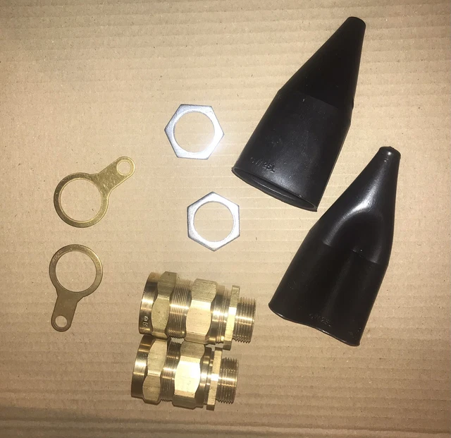 4 X CW 25 Cable Gland Kit Electra pac, Cable Glands c/w Shrouds ...