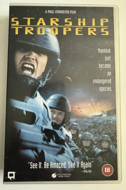 STARSHIP TROOPERS (VHS Big Box Ex-rental, 1997) £11.95 - PicClick UK