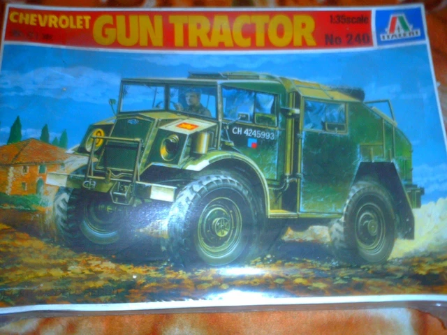 ITALERI 1/35 Scale Wwii Canadian Army Chevrolet Gun Tractor Old Model ...