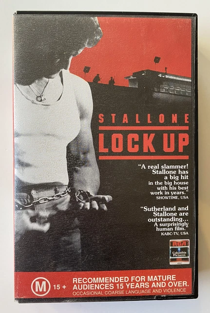 LOCK UP [VHS] RCA Columbia Hoyts Video Sylvester Stallone Ex-Rental ...