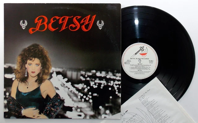 LP VINYLE BETSY S/t {Original 1er} 1988 Metal Blade Betsy Weiss The ...