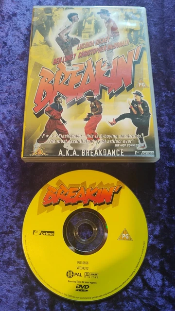 DVD. BREAKIN' A.K.A Breakdance The Movie Lucinda Dickey Ben Lokey Music ...