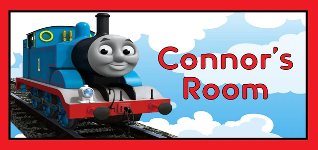 THOMAS & FRIENDS Tank Engine Personalised Wooden Handmade Door Sign ...