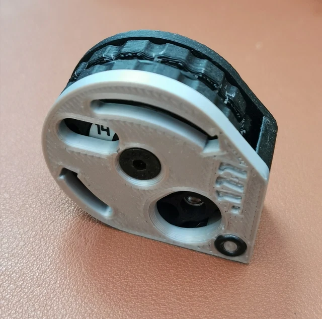 KRAL 3D PRINTED .177 Magazine With Shot counter, Silver Face Limited ...