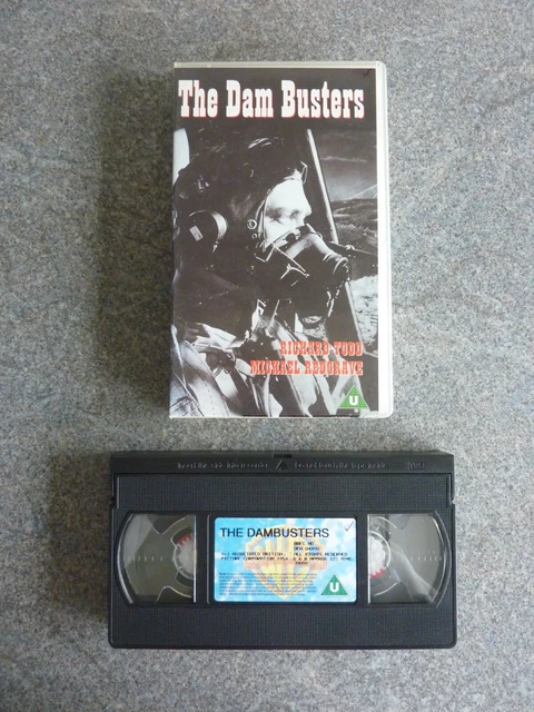 THE DAM BUSTERS Film Richard Todd VHS Video Cassette Tape 1998 £2.50 ...
