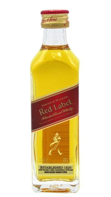 JOHNNIE WALKER - Red Label Miniature Whisky 5cl EUR 3,74 - PicClick FR