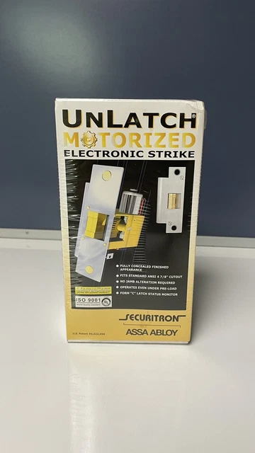 BRAND NEW SECURITRON UNL-24 Unlatch Motorized Strike Electric 24VDC ...