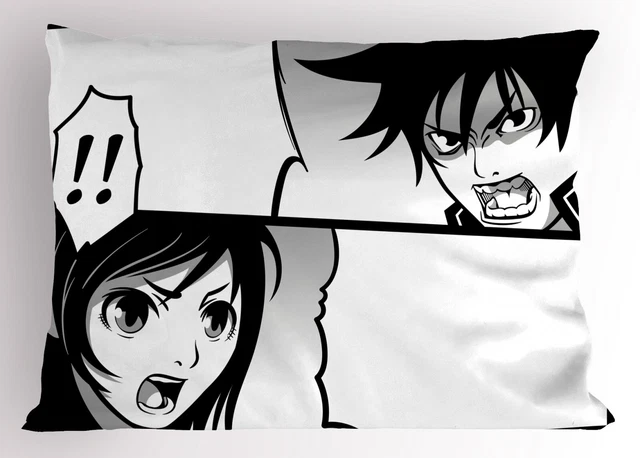 ANIME TAIE D'OREILLER Cartoon Comic japonais EUR 22,99 - PicClick FR