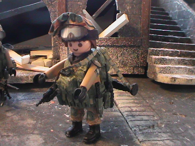 PLAYMOBIL PERSONNALISÉ SOLDAT Israël ( Fdi )( Force De Défense Israël ...
