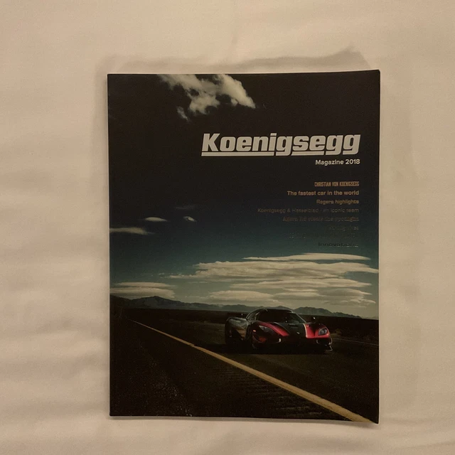 2018 KOENIGSEGG REGERA Agera Rs Magazine Official Brochure EUR 30,24 ... 2018 KOENIGSEGG REGERA Agera Rs Magazine Official Brochure EUR 30,24 ...