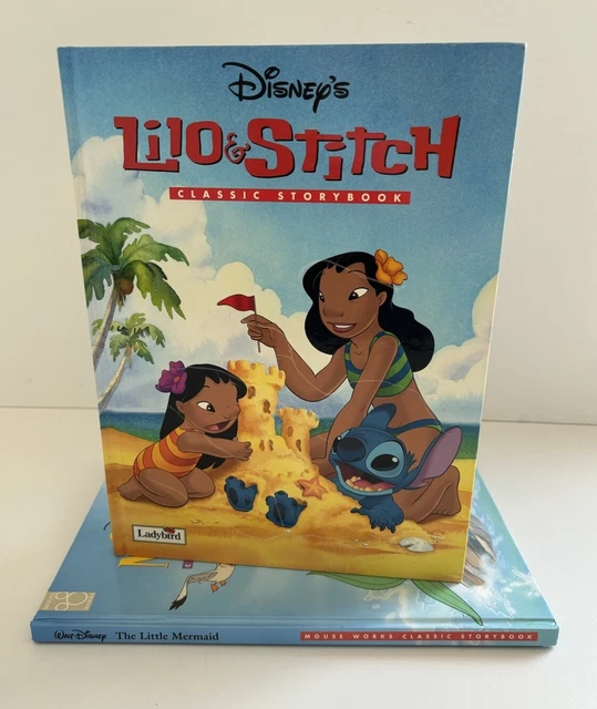 DISNEY'S CLASSIC STORYBOOK HC Vintage Books x2 - Lilo & Stitch & Little ...