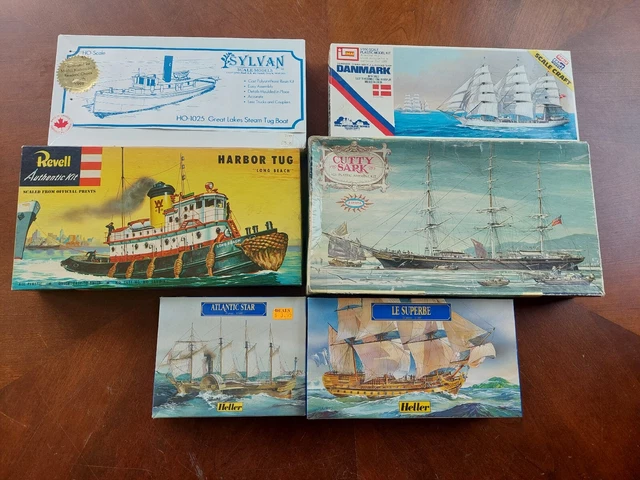 AURORA-HELLER-REVELL X6 VTG HTF Model Ship Kits Cutty Sark- Le Superbe ...