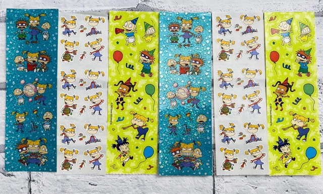 NICKELODEON RUG RATS Lot Of 6 Rare Scrapbook Stickers Sandylion Crafts ...