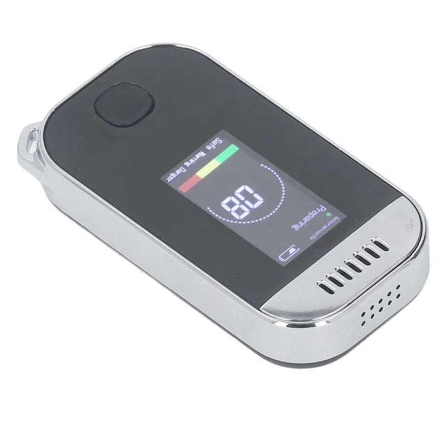BREATHALYZER RECHARGEABLE BREATH Test Led Digital Display High Accuracy ...