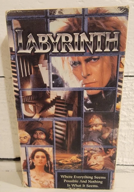 LABYRINTH (1986) (VHS, 1999) Fantasy, David Bowie, Jennifer Connelly ...