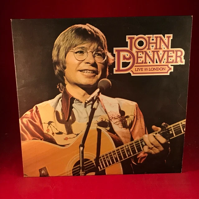 JOHN DENVER LIVE In London 1976 UK Vinyl LP Annie's Song concert ...