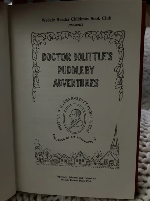 DOCTOR DOLITTLE'S PUDDLEBY Adventures 1952 HC édition club de lecture ...