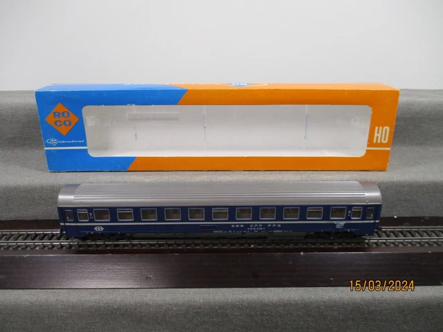 ROCO SPUR H0 4234A Personenwagen Eurofima Liegewagen 2.Klasse der SBB in OVP EUR 19,90 - PicClick DE