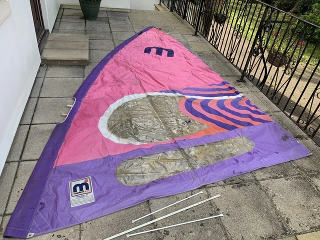 MISTRAL SAIL POWERHEAD 6.8 Windsurfing Sails Rig Pink Purple Bright 4 £ ...