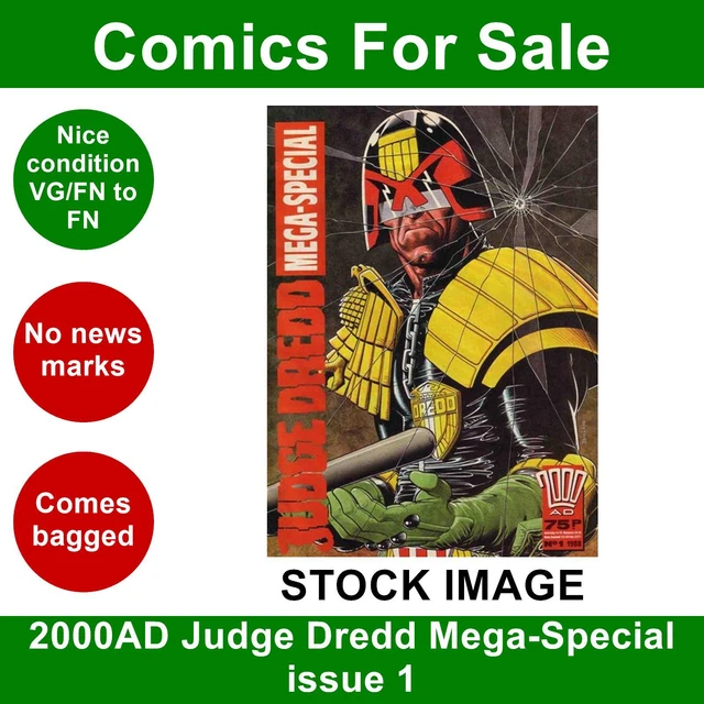 2000AD JUDGE DREDD Mega-Special issue 1 comic - VG/FN clean - 1988 EUR ...