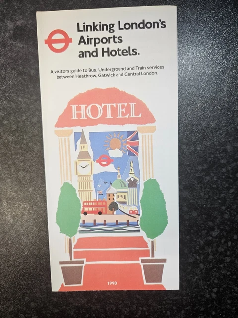 LONDON TRANSPORT BUSES Timetable Leaflet London Airports and Hotels ...
