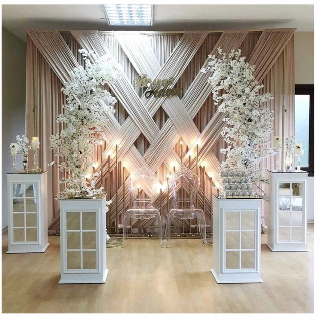 WEDDING ARCHES CEREMONY Square Balloon Arch Frame Birthday Garden ...