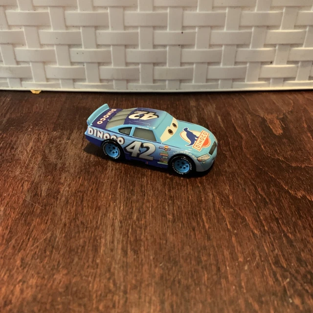MATTEL DISNEY PIXAR Lightning McQueen Blue Diecast Dinoco #42 Toy Car ...