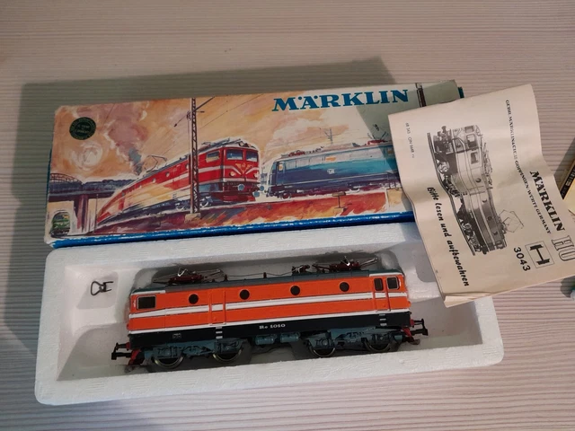 MARKLIN 3043 MOTORE Elettrico Svedese Rc Colore Arancio Scala Ho EUR ...
