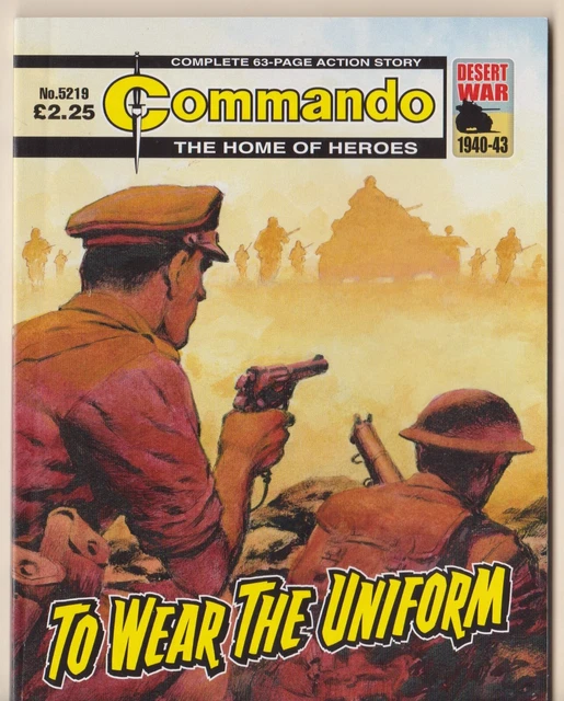 COMMANDO WAR COMIC #5219 To Wear the Uniform (vfn+ book - 2019) EUR 3,34 - PicClick IT