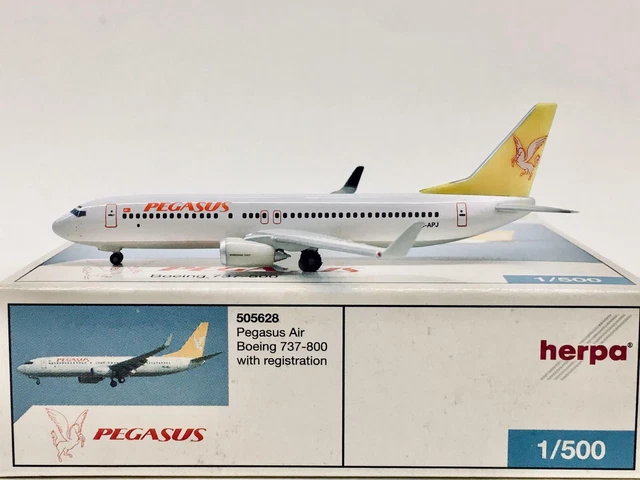HERPA WINGS PEGASUS Air Boeing 737-800 1:500 TC-APJ 505628 EUR 73,56 - PicClick DE