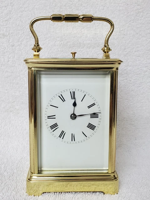 FRENCH HOUR REPEATING carriage clock circa 1900 Full restoration $300. ...