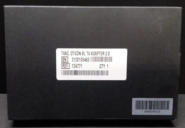 BRAND NEW - Oticon Connectline Tv Adapter 2.0 Bs-F200 For Hearing Aids ...