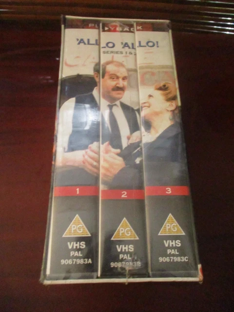 ALLO ALLO BOX Set Series 1 & 2 Sealed VHS Video Tape (NEW) £4.99 ...