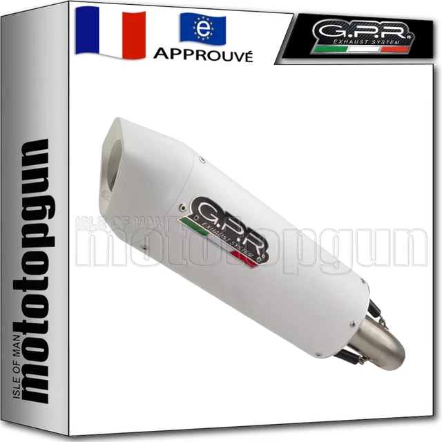 POT ECHAPPEMENT APPROUVE catalyse blanc gpr pour honda crf 250 l-rally ...