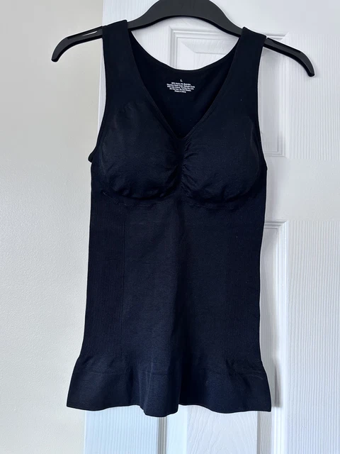 LADIES CONTROL SLIMMING Compression Vest Shaping Tops Padded Cami UK ...