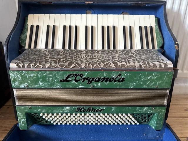 VINTAGE 1930 HOHNER L'Organola Piano Keyboard Accordion Works £260.72 ...