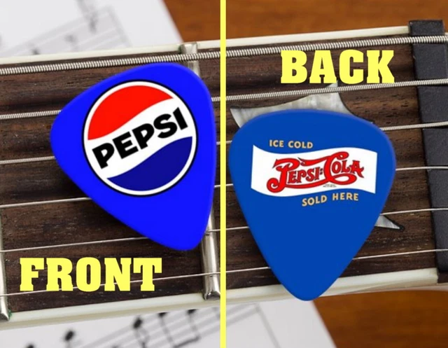 NEW PEPSI COLA and Double DOt Retro Set of 3 premium Promo Guitar Pick ...