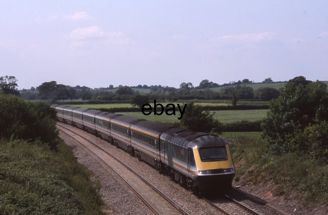 35MM RAILWAY SLIDE - HST Class 43. 43028 & 43022 @ Wyke Champ Flower £2 ...