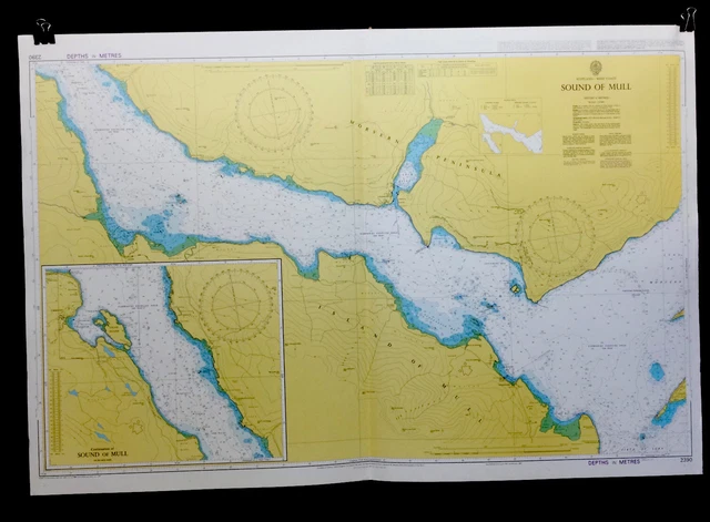 ADMIRALTY CHART. No.2390. SOUND OF MULL, SCOTLAND. 1991 Edition. £19.00 ...
