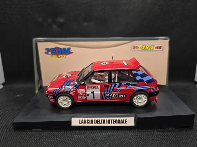 LANCIA DELTA HF Integrale Martini Sanremo 89 1:32 Slot Car 11203 EUR 90 ...