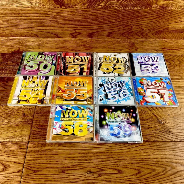 NOW THATS WHAT I Call Music CDs X 10 50 51 52 53 54 55 56 57 58 59 ...