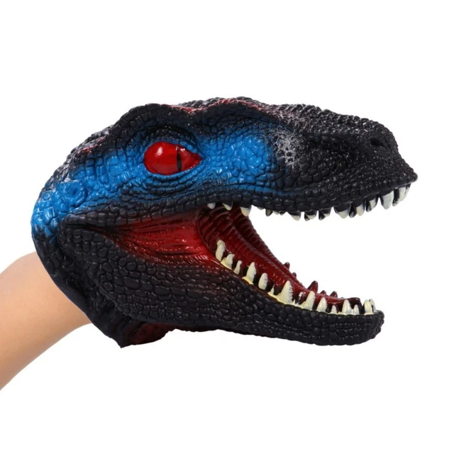 VELOCIRAPTOR DINOSAUR HAND Puppet Realistic Dinosaur Puppet Birthday ...